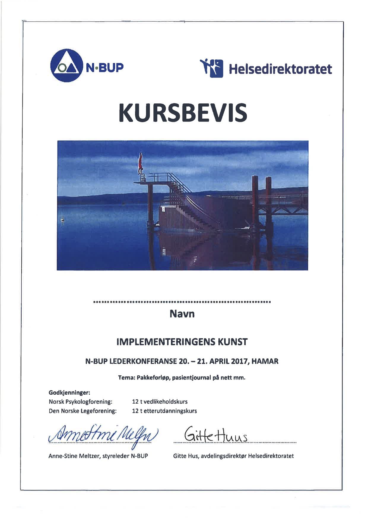 Kursbevis Archives - N-BUP
